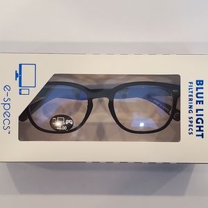 e-specs | Accessories | Especs Blue Light Filtering Black Matte Glasses ...